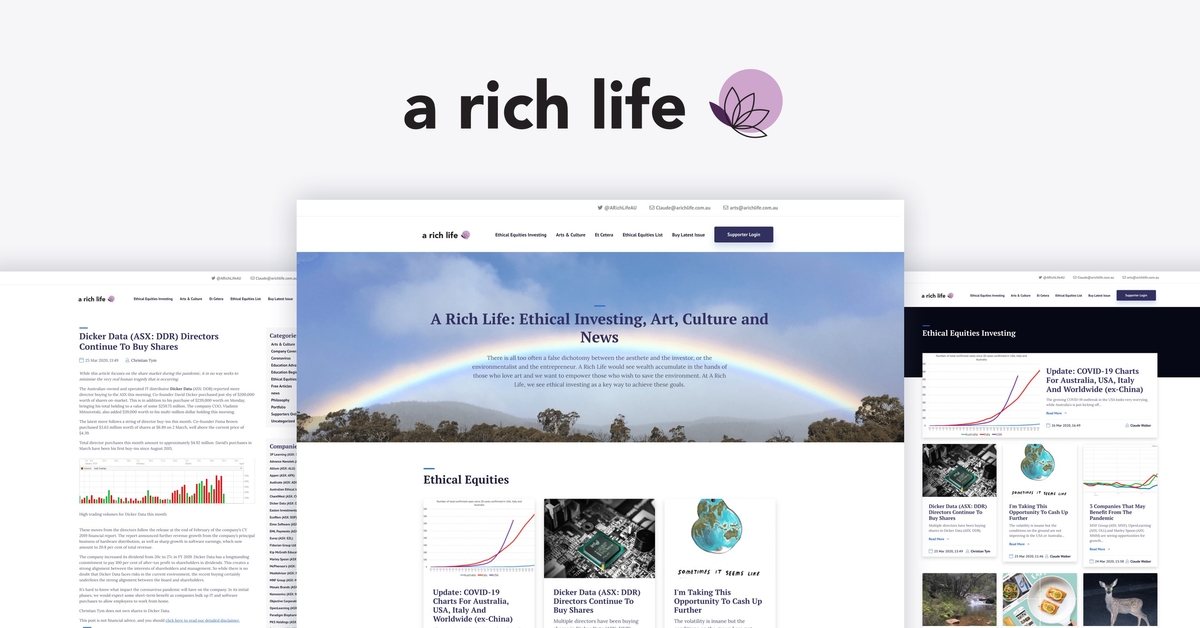 A Rich Life | mrkaluzny